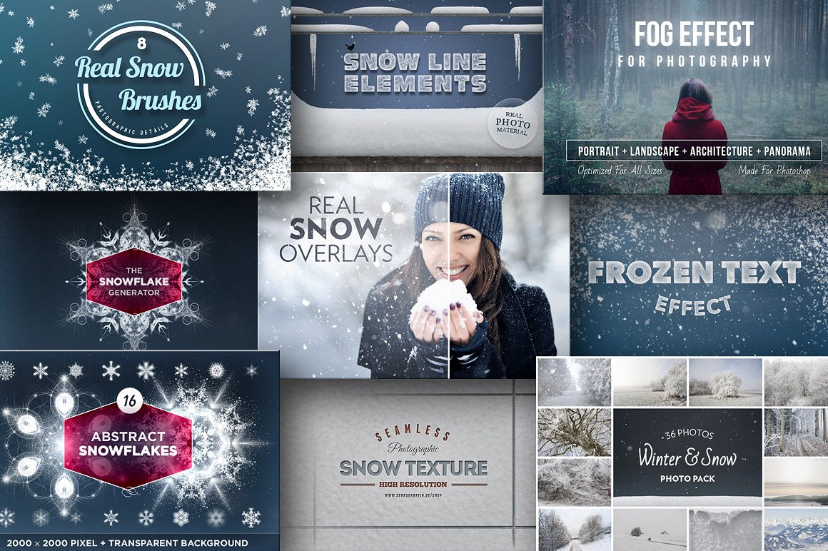 1. Real Snow Brushes from Feingold